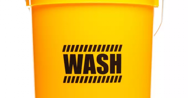 WORK STUFF BUCKET YELLOW "WASH" + SEPARATOR